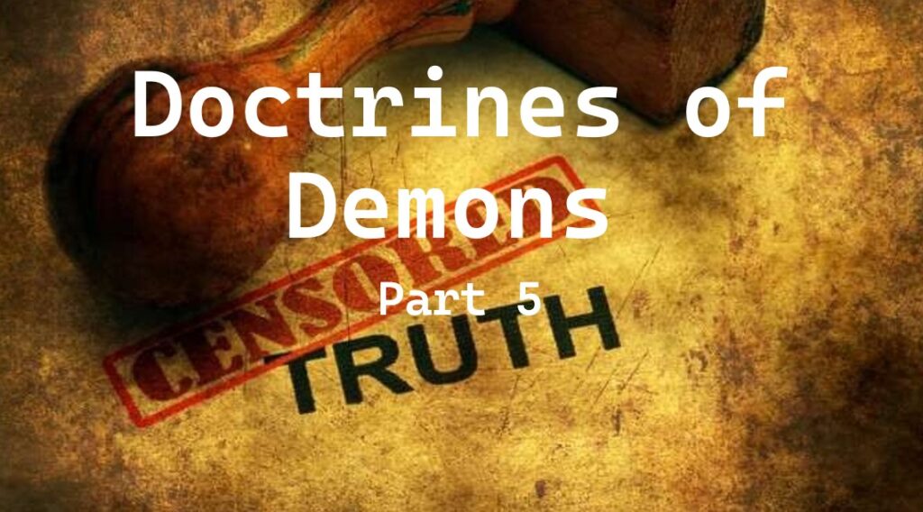 Doctrines of Demons part 5 – Mending Nets